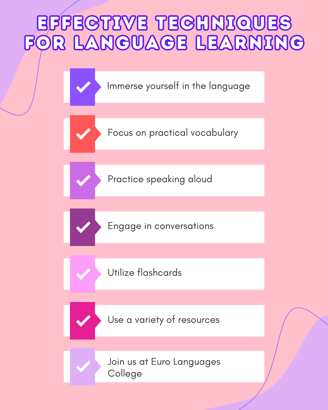 Effective Techniques for Language Learning • Euro Languages College