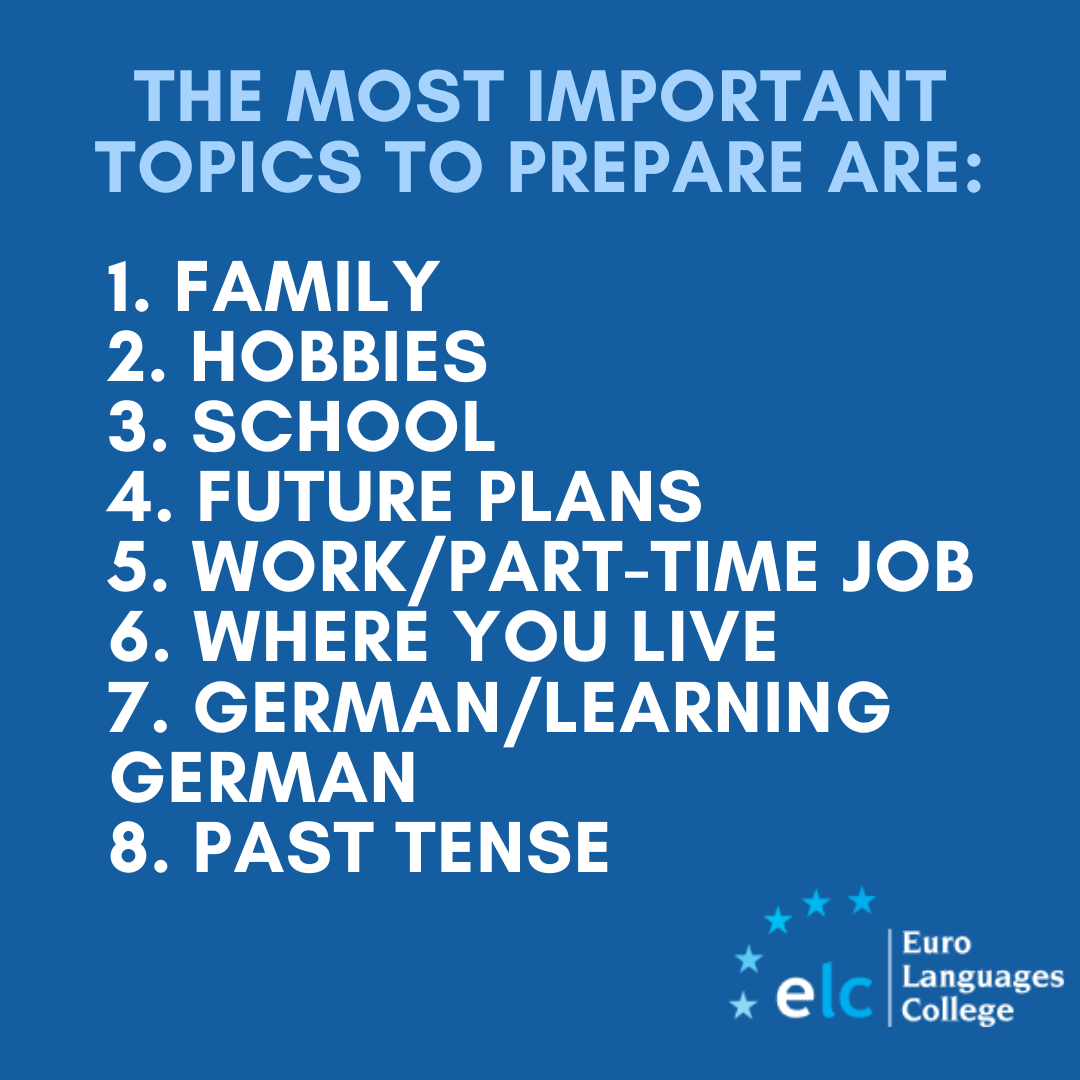 Tips for the German Oral Exam • Euro Languages College
